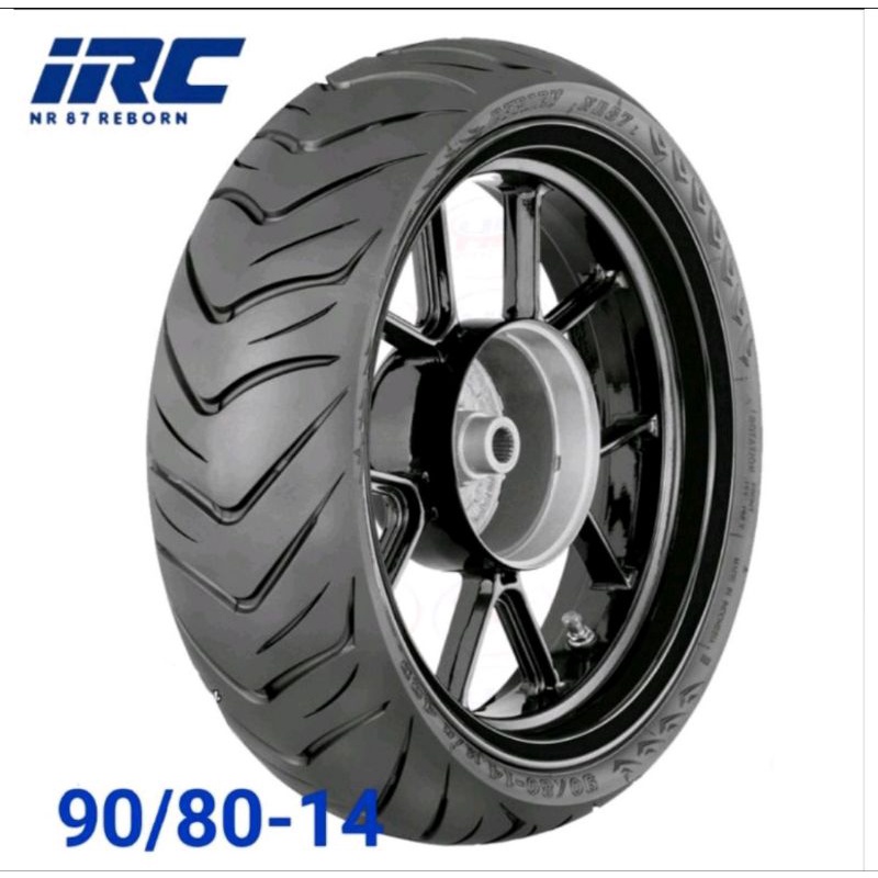 Jual Ban Tubeless IRC 90/80-14 Reborn ( Free pentil ) | Shopee Indonesia