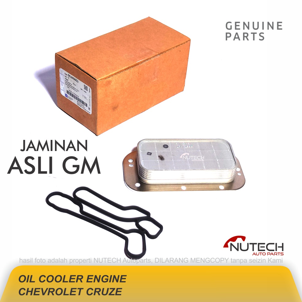 Jual OIL COOLER ENGINE OIL COOLER CHEVROLET ORLANDO CRUZE ORI GM ...