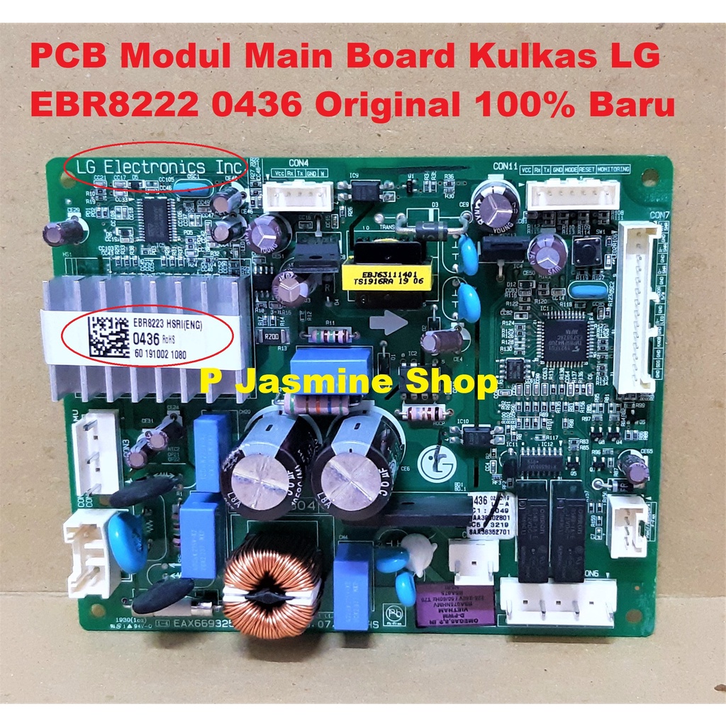 Jual PCB Modul Main Board Kulkas LG Inverter EBR8223 0436, Original ...