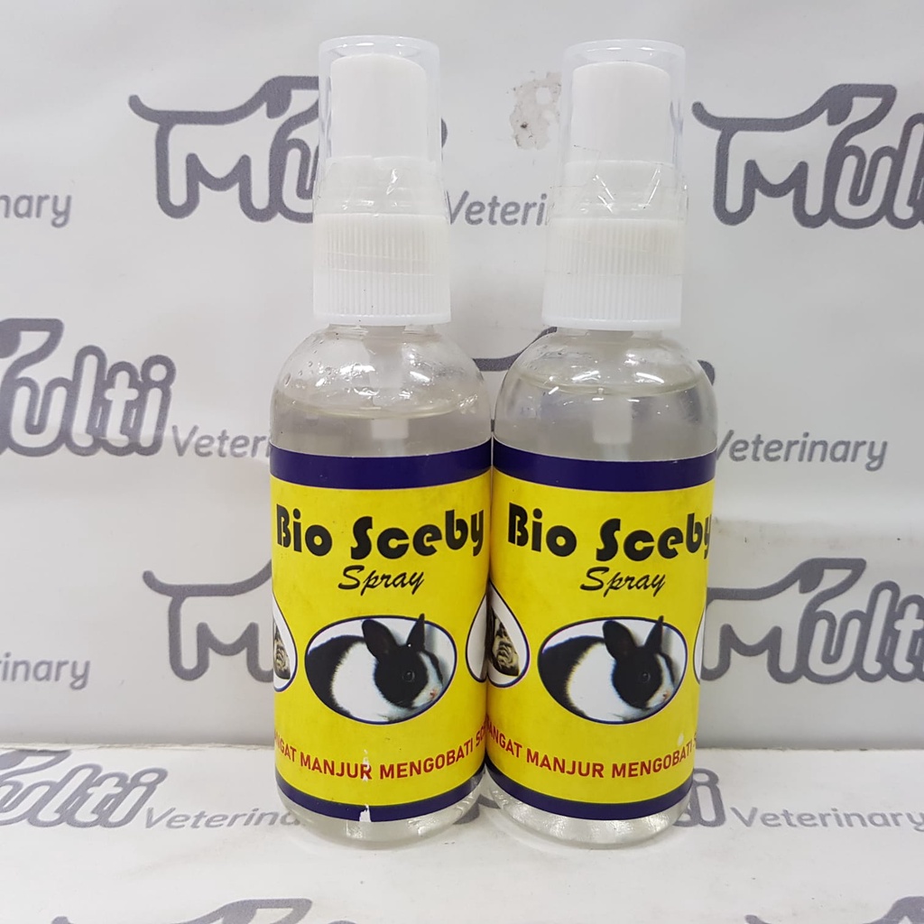 Jual BIO SCEBY Spray 50ml Anti Scabies Kudix Luka Pada Kelinci Kucing ...