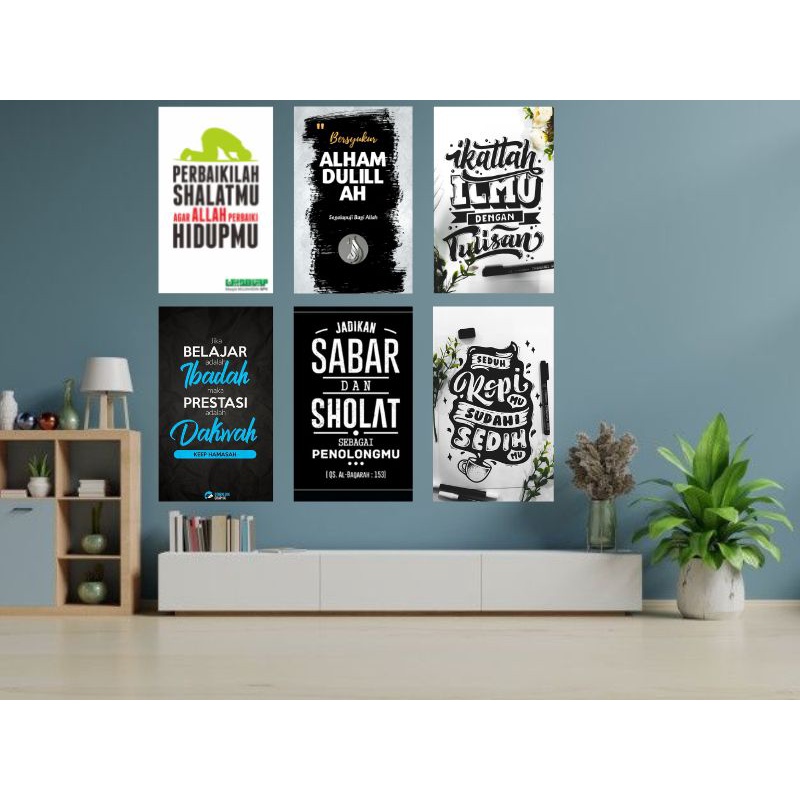 Jual POSTER KAYU MDF QUOTES KATA KATA INSPIRASI HIASAN KAMAR CAFE ...