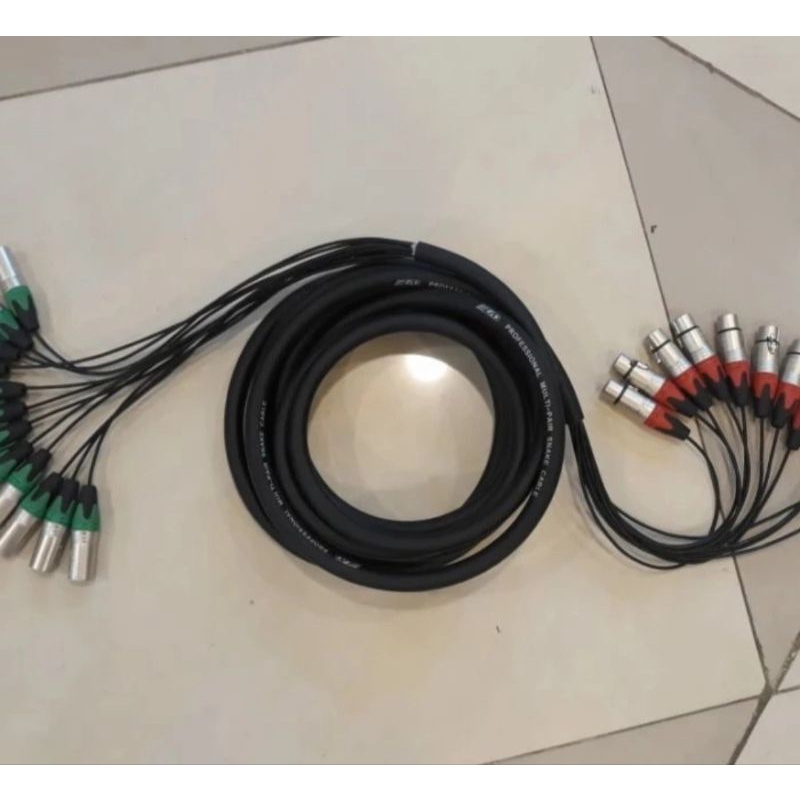 Jual 12m Kabel snake 12ch/Snake cable isi 12 male to female | Shopee ...