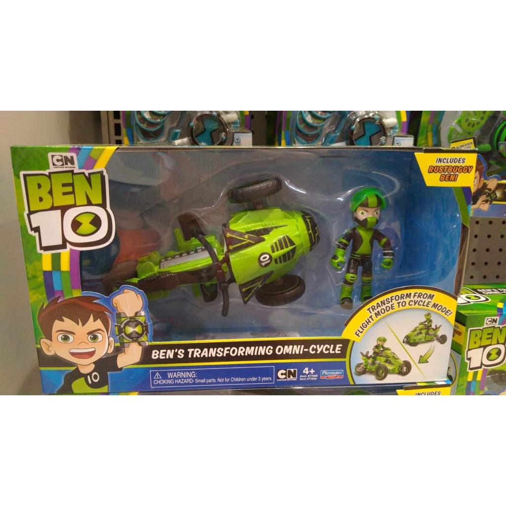 Jual Ben 10 Ben's transforming omni cycle | Shopee Indonesia