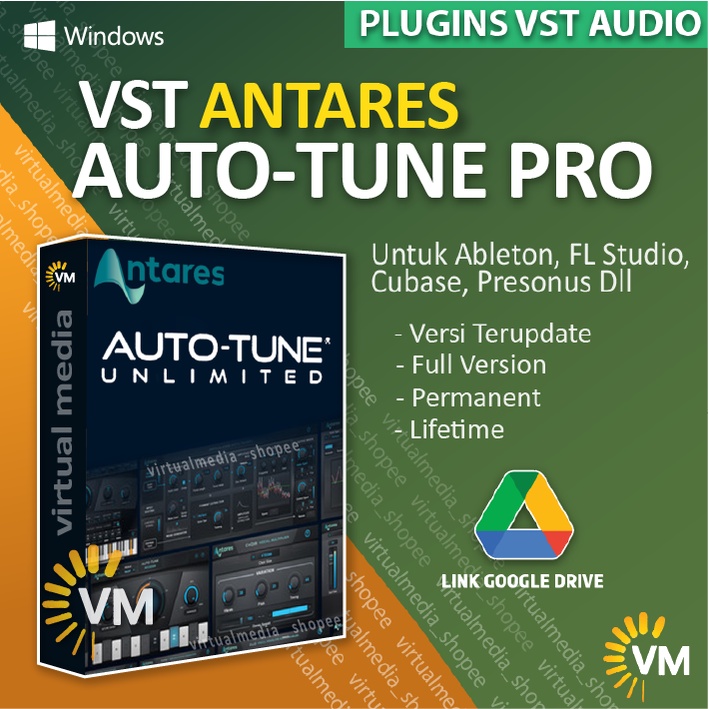 Jual ANTARES AUTO TUNE UNLIMITED 2023 VST PLUGIN VOCAL PITCH CORRECTION EFFECTS VOKAL EDITING ...