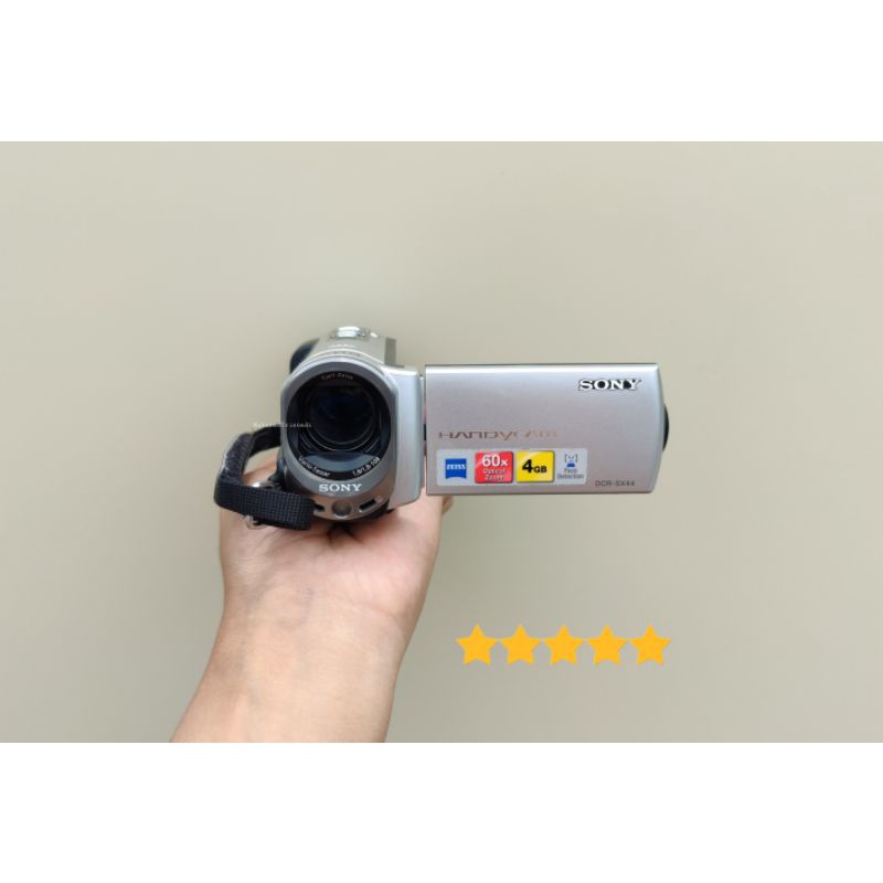 Jual Handycam Sony DCR SX 44 SX44 HD 60x Opticalzoom Silver Murah ...