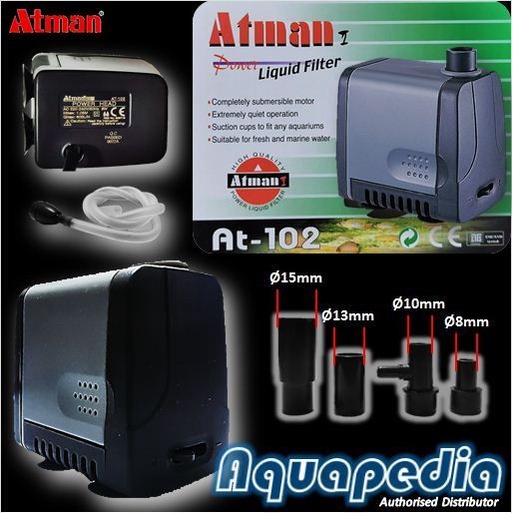 Jual Atman AT102 Pompa Celup Aquarium Kolam Submersible Water Pump ...