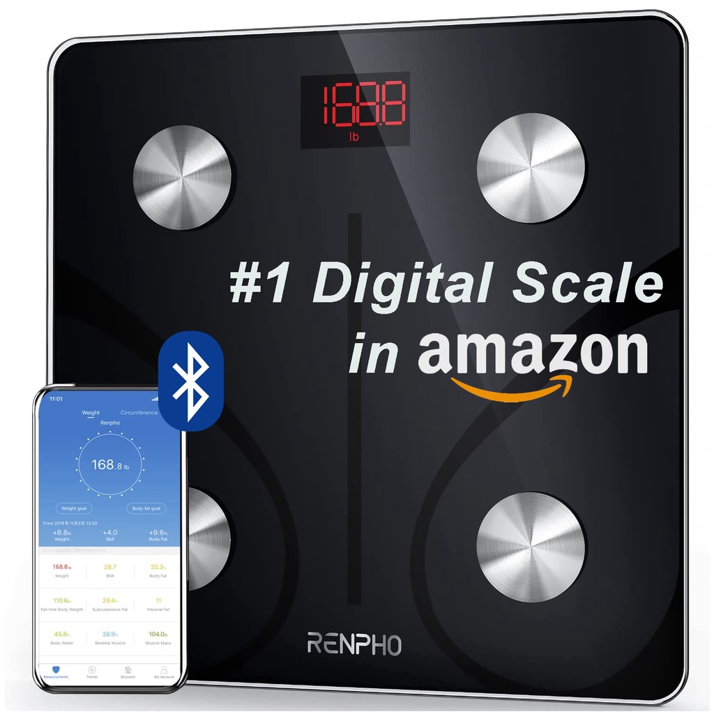 Jual Renpho Body Fat Scale Digital Bluetooth, Smart App, Timbangan ...