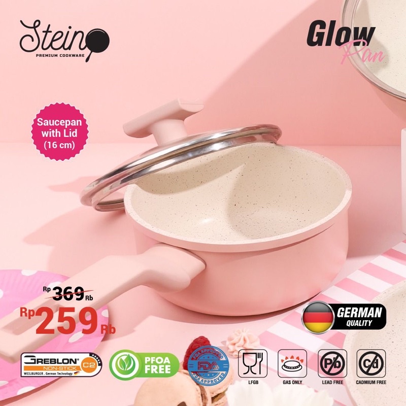 Jual GLOW PAN satuan series by Stein Cookware DEBM | Shopee Indonesia