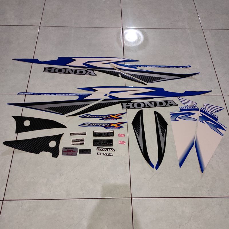 Jual Stiker stripping striping decal graphic Honda Supra X 125 R suprax ...