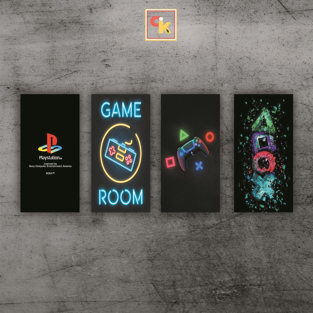 Jual Hiasan Dinding Gamers / Game - Poster Kayu Gaming Dekorasi Game ...