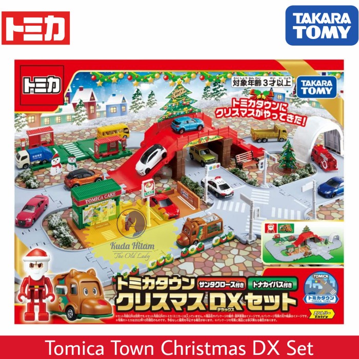 Jual Tomica World Tomica Town Christmas DX Set Include Santa Claus ...
