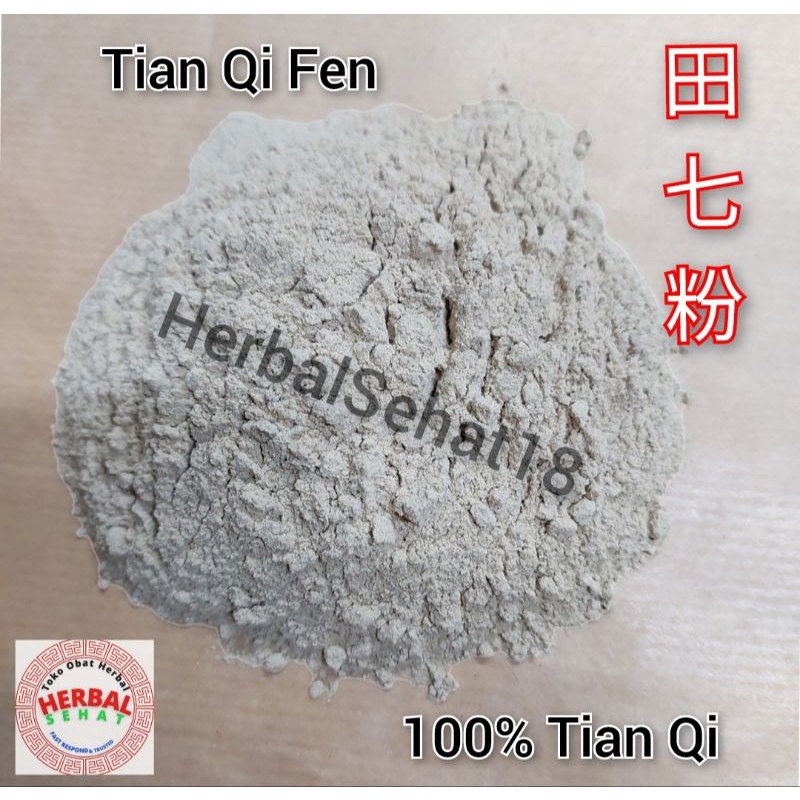 Jual BUBUK Tienchi Powder 正田七粉 Tianqi Fen - Fresh Original Tian Qi - ASLI Tanpa Campuran ...