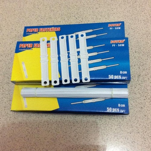 Jual Acco Plastik / Paper Fastener / Pengikat Kertas JOYKO PF-50W ...