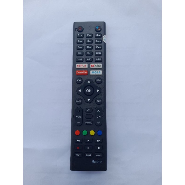 Jual remote TV Polytron LCD LED Android Smart TV type 81J112 | Shopee ...