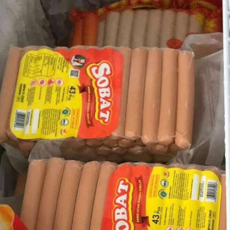 Jual Sobat Sosis Ayam warna coklat 1Kg isi 43Pcs | Shopee Indonesia