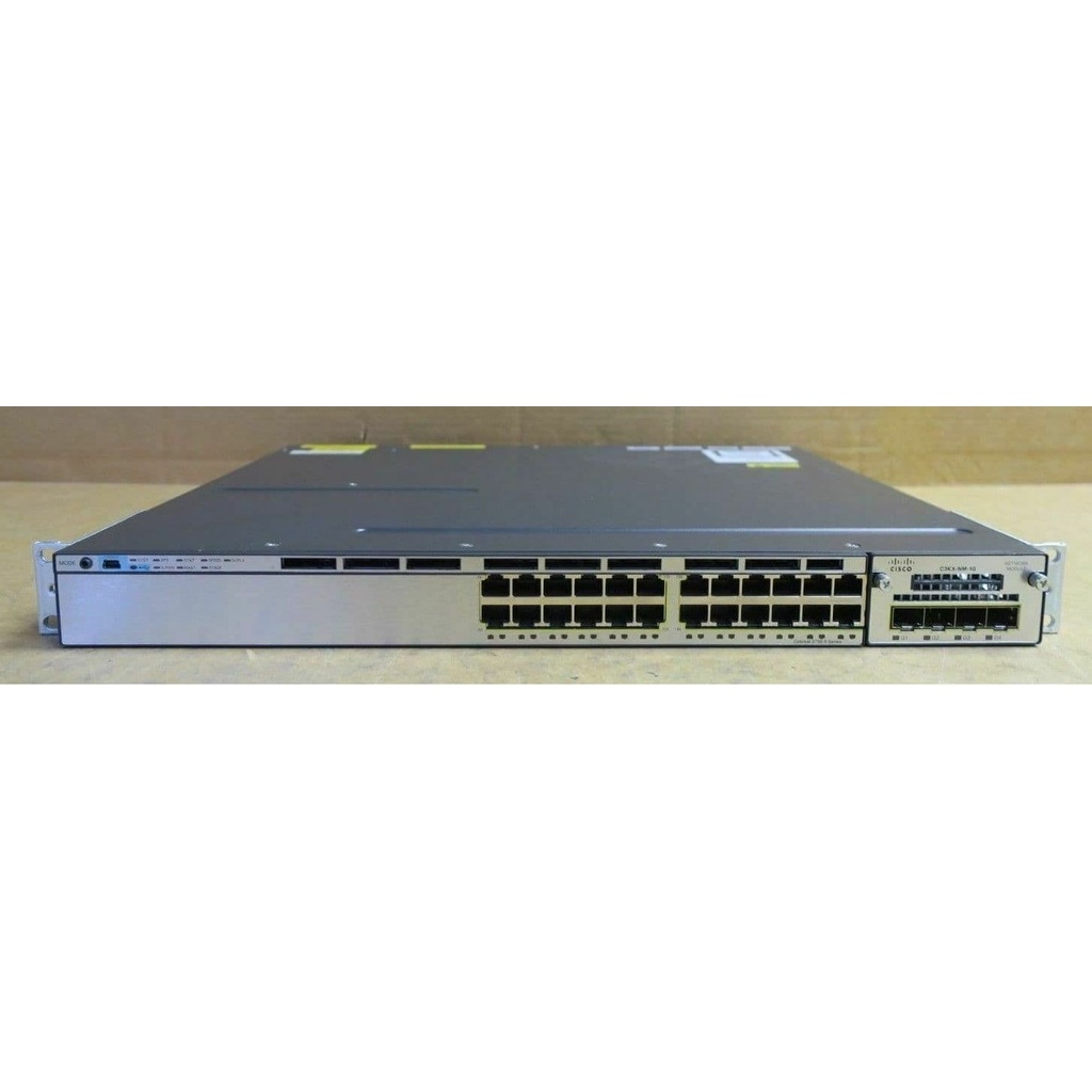 Jual Switch Cisco Catalyst WS-3750X-24P-S PoE Dual Power + Module SFP ...