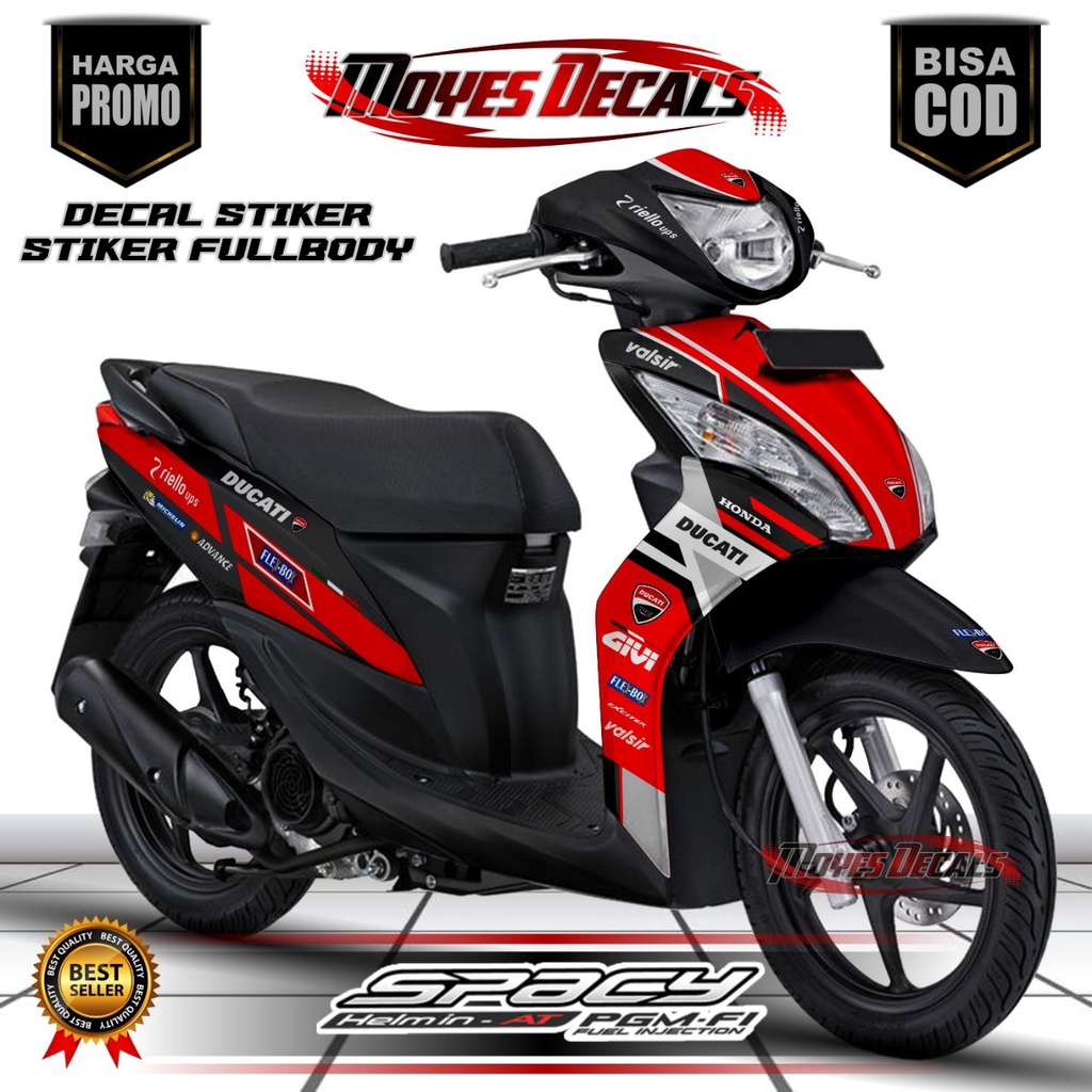 Jual Stiker Decal Full Body Honda Spacy Variasi Motif Keren Berkualitas ...