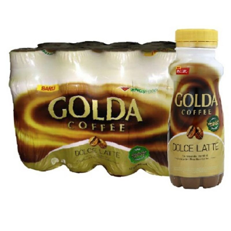 Jual Golda coffee dolce latte per krat isi 12 botol @ 200ml | Shopee Indonesia