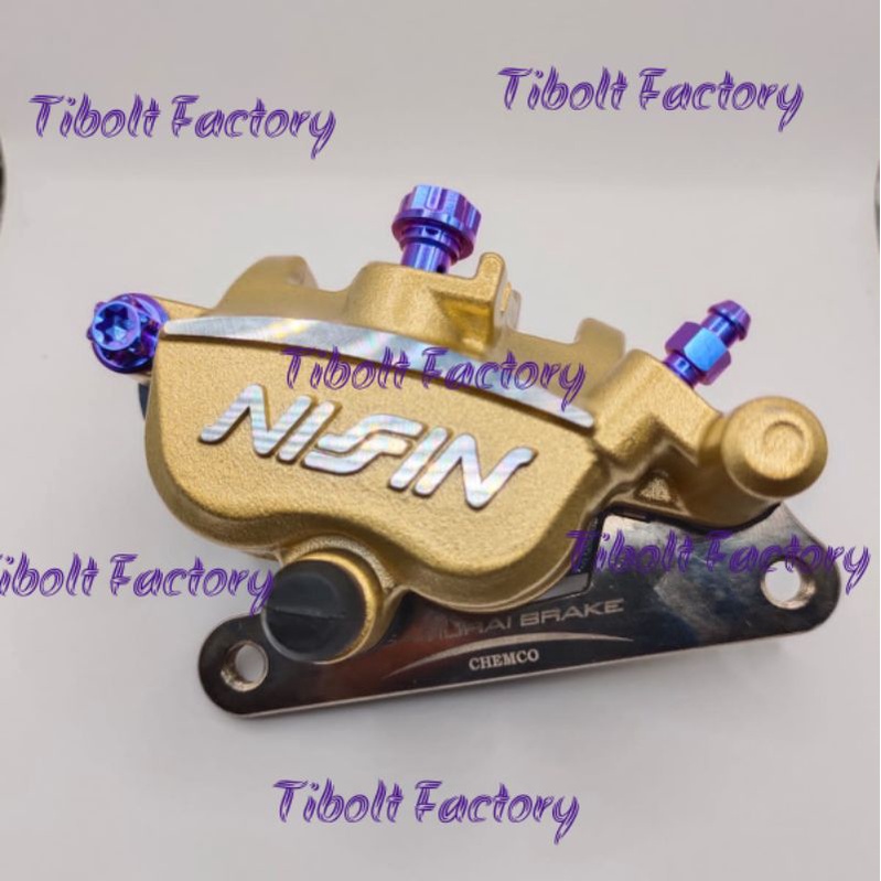 Jual Baut Titanium Set BAUT Kaliper Nissin Samurai Set 3pc | Shopee Indonesia