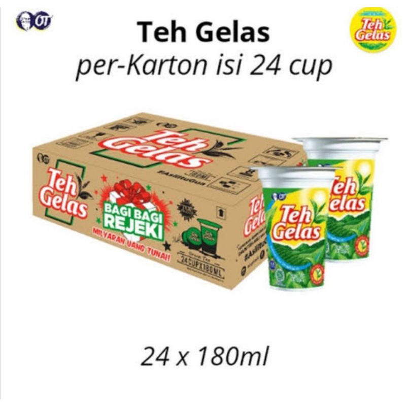 Jual Teh gelas cup original isi 24 Cup / Teh Rio karton isi 24 cup ...