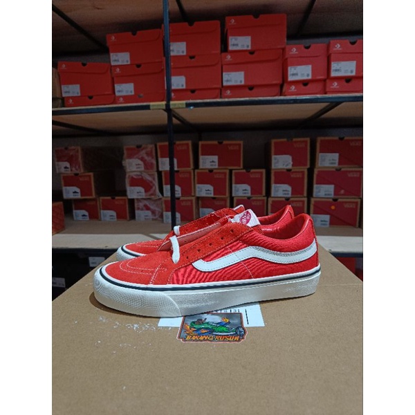 Jual VANS SK8 LOW REISSUE SF TOMATO ANTIQUE WHITE ORIGINAL RESMI NAVYA ...