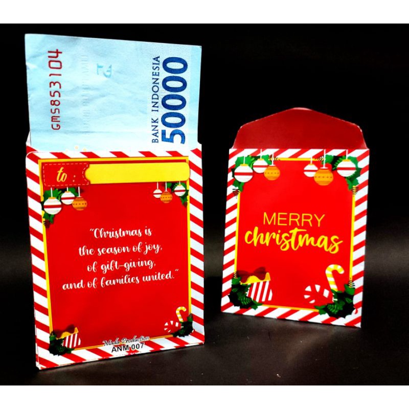 Jual Amplop Natal Angpao Angpau Merry Christmas Motif Cantik | Shopee ...