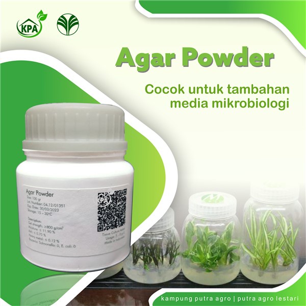 Jual Media Kultur Jaringan Agar Agar Powder mikrobiologi - Agar Agar ...