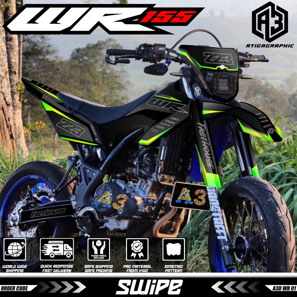 Jual Decal WR 155 Full Body Bebas Custom variasi decal WR155 terbaru ...