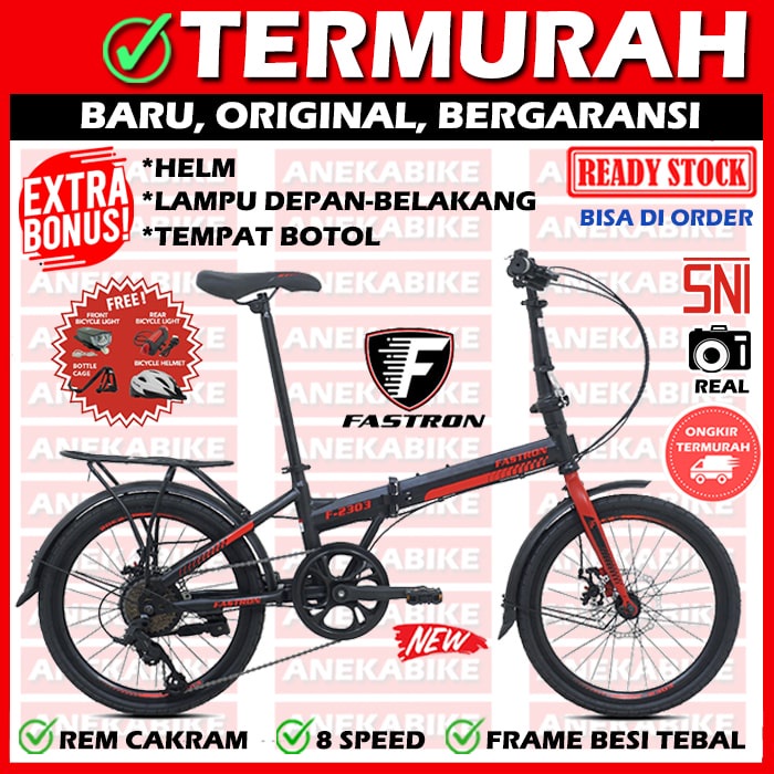 Jual Sepeda Lipat Pacific 20 inch Fastron F-2303 Original | Shopee ...