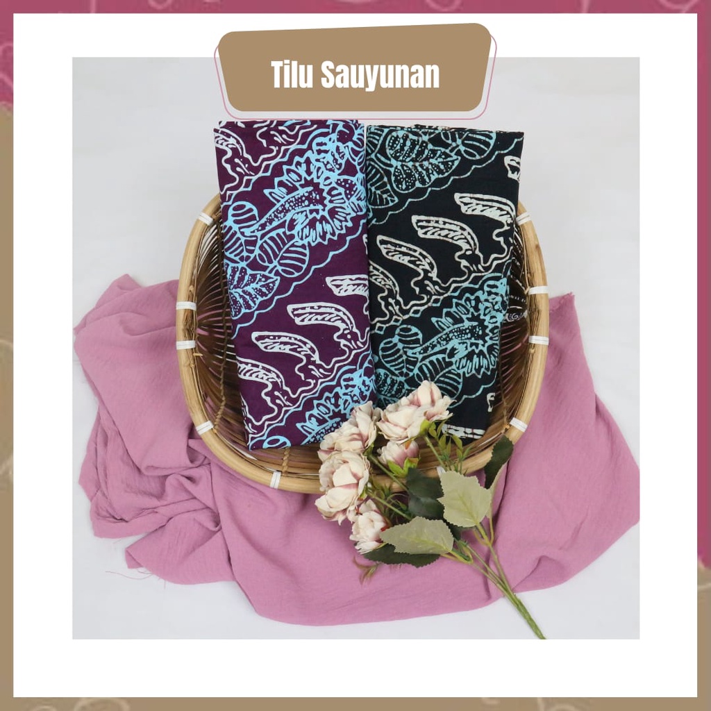Jual Batik Bogor Motif Tilu Sauyunan - Handayani Geulis Batik Bogor ...