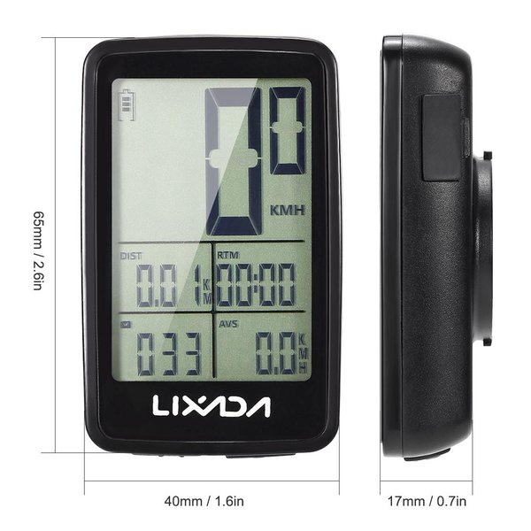 Jual Lixada Speedometer Sepeda Wireless USB - Lixada Bicycle Computer ...