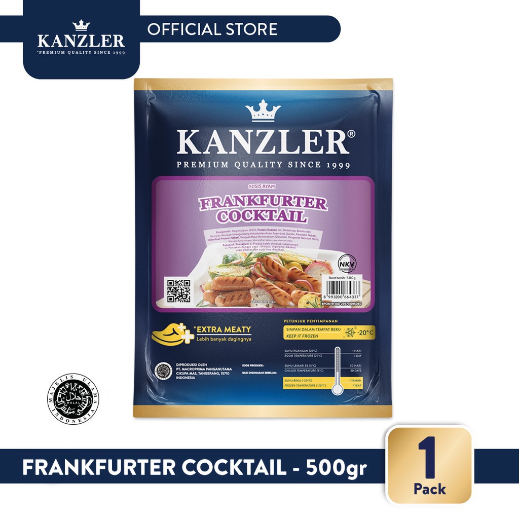 Jual KANZLER FRANKFURTER COCKTAIL 500GR | Shopee Indonesia