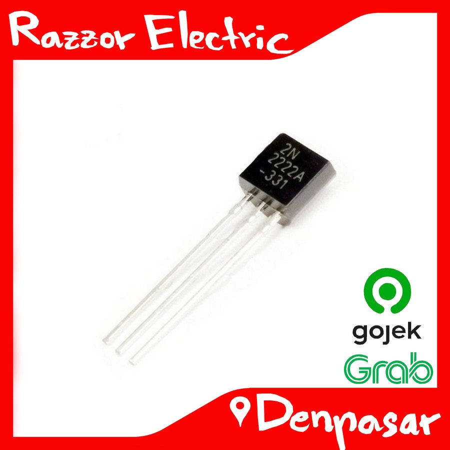 Jual Transistor 2N2222 NPN TO-92 0.8A 40V Razzor Electric | Shopee ...