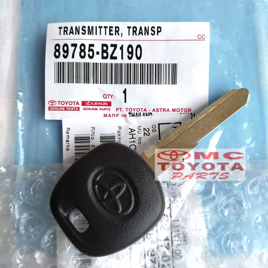 Jual Kunci Key Transmitter Toyota Agya Calya 89785-BZ190 | Shopee Indonesia