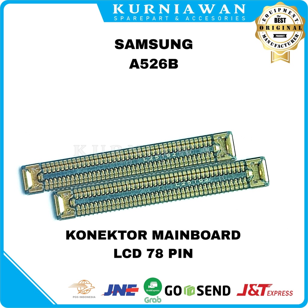 Jual Konektor Mainboard Samsung A526b Soket Main Board Lcd FPC 78 Pin ...