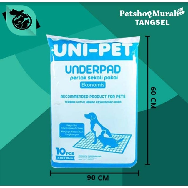 Jual Uni Pet Underpad Alas Pipis Poop Kucing anjing Perlak Hewan ...