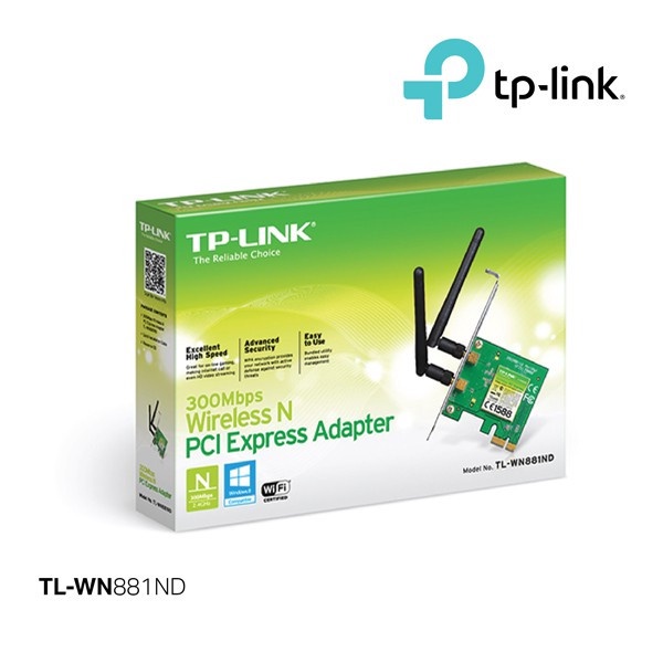 Jual TP-LINK TL-WN881ND 300Mbps Wireless N PCI Express Adapter | Shopee ...