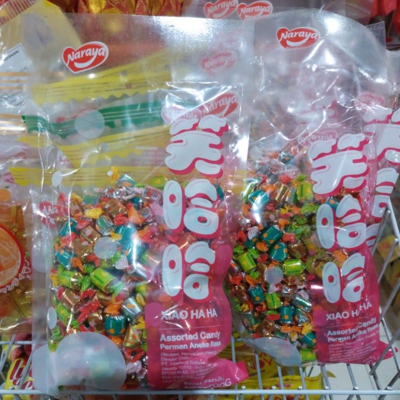 Jual NARAYA PERMEN XIAO HAHA 500G / ASSORTED CANDY PERMEN ANEKA RASA | Shopee Indonesia