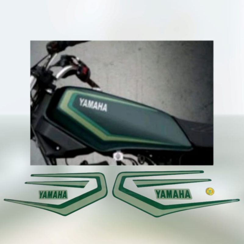 Jual Striping List Motor Yamaha Rx King Tahun 83 Sticker RX KING Hijau ...