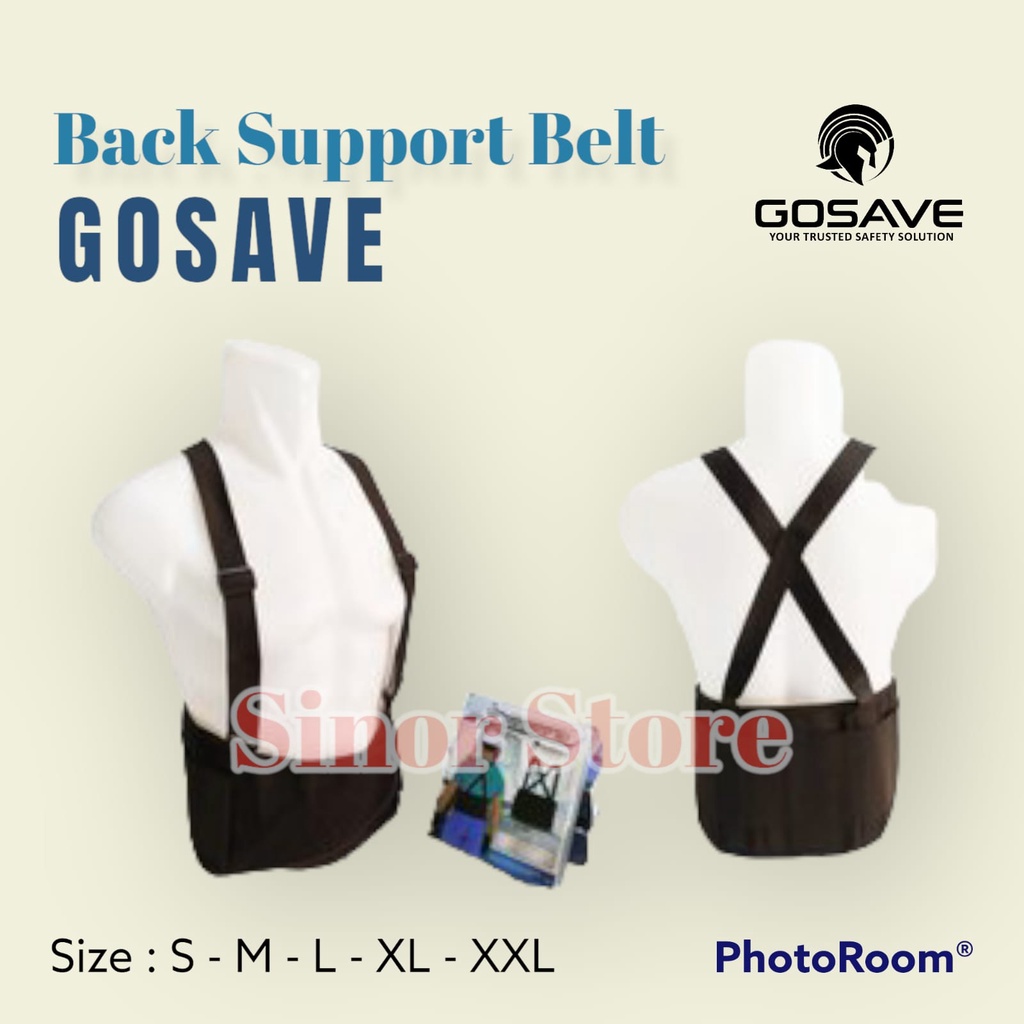 Jual ORIGINAL back Support Belt Safety Belt GOSAVE Sabuk Penyangga ...