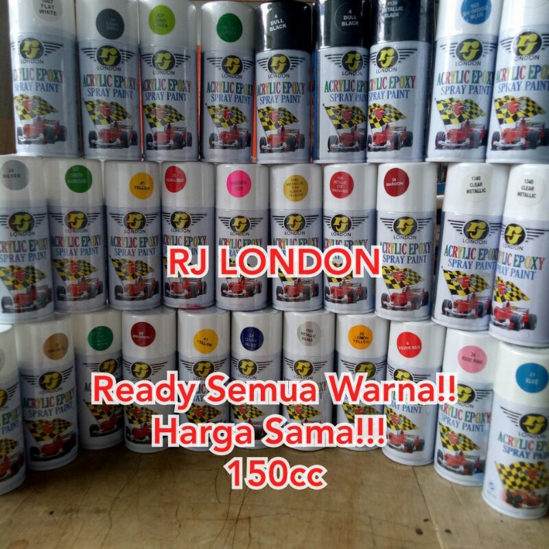 Jual cat semprot rj 150cc Pilok pilox RJ cat semprot erje london semua ...