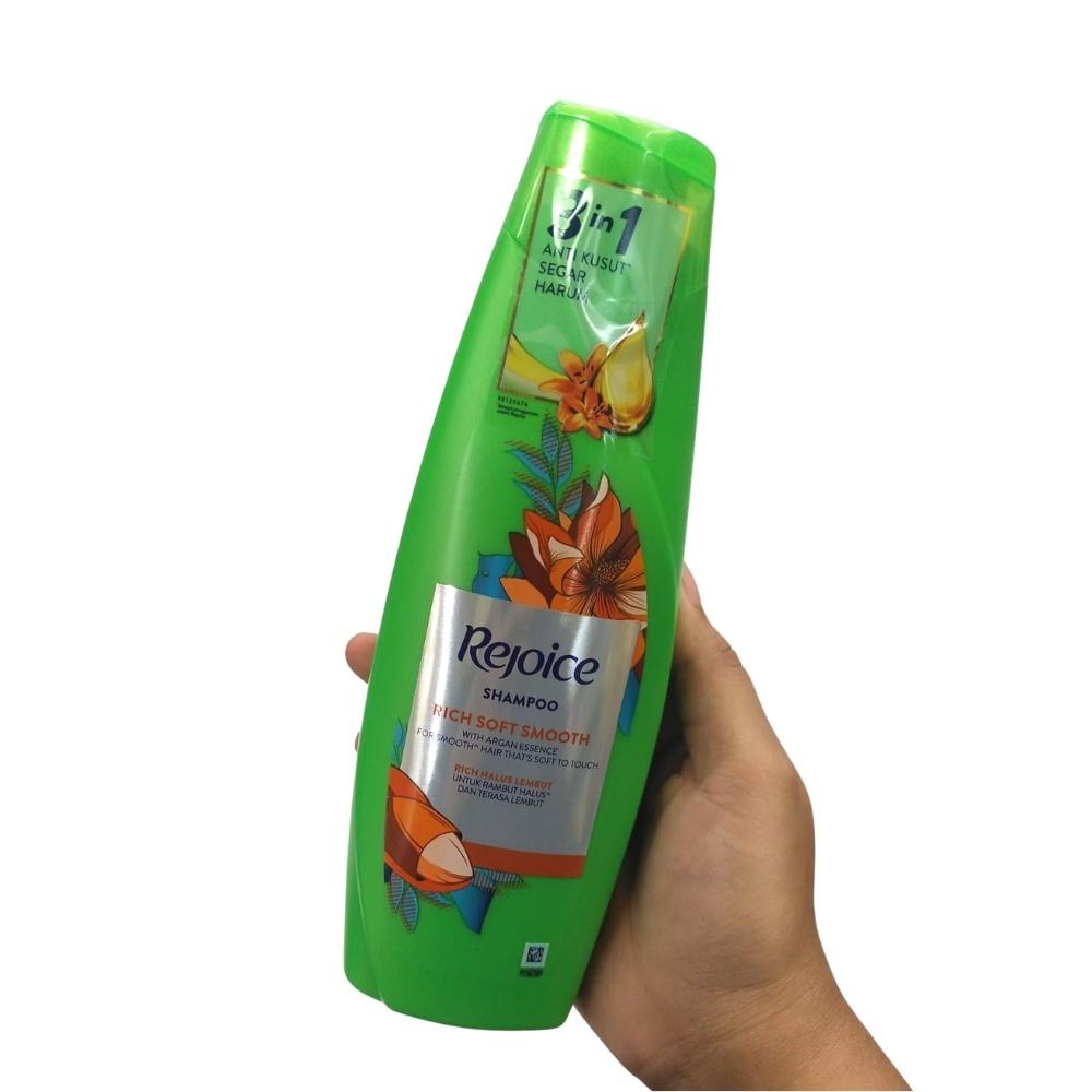Jual Rejoice Shampoo Rich Soft Smooth 340ml Botol Sampo Rambut Perawatan Shampo | Shopee Indonesia