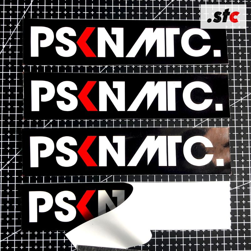 Jual (isi 10) Sticker PSKNMTC pasukan matic PSKN MTC Sticker Motor Beat ...