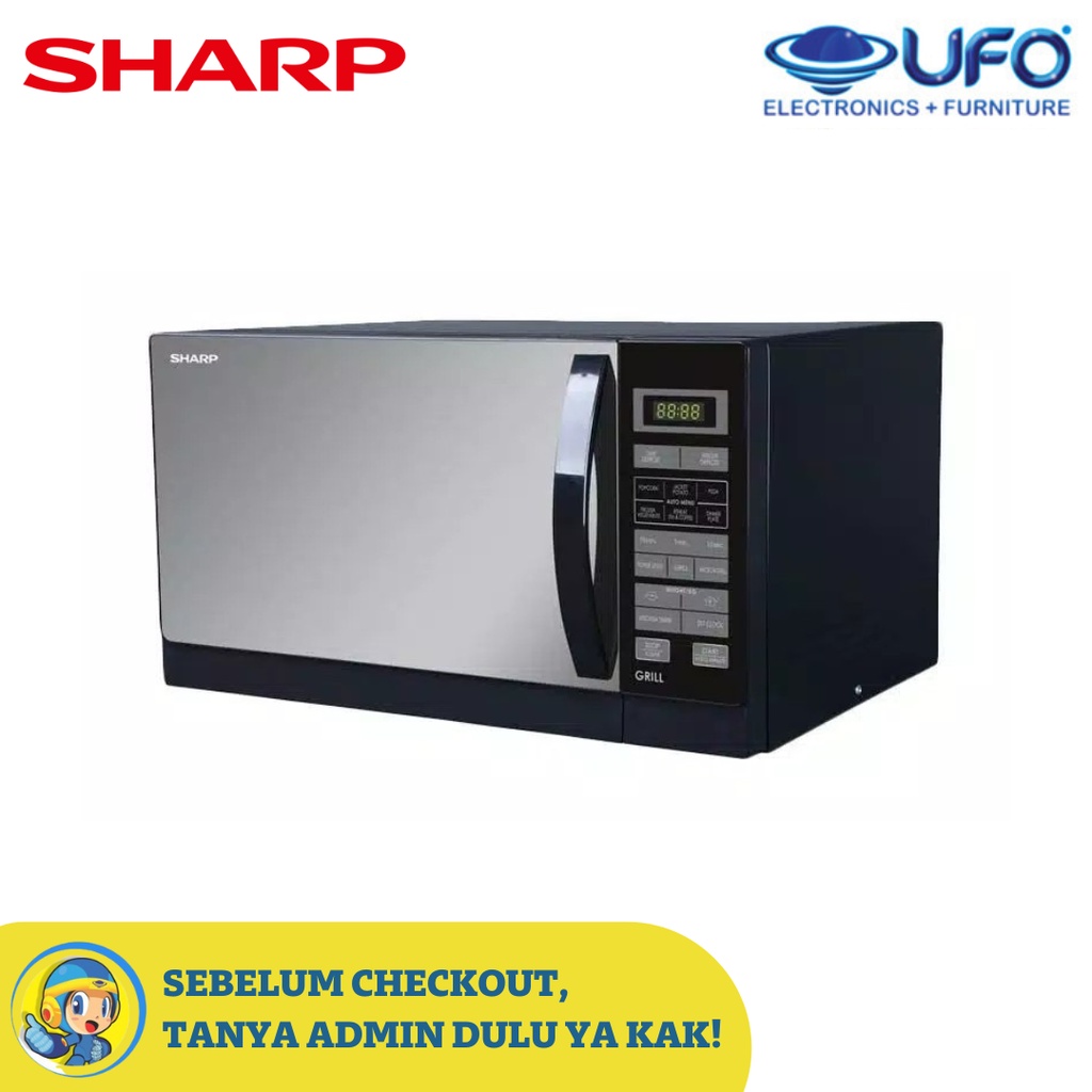 Jual SHARP R728(W/K/S)IN/W MICROWAVE OVEN GRILL 25L | Shopee Indonesia