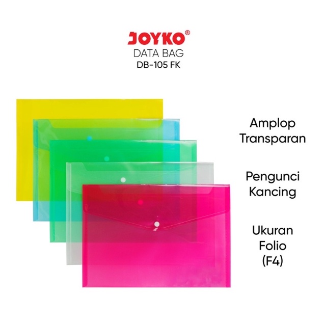 Jual Joyko Map Kancing F4 - Data Bag Joyko DB-105 FK Folio F4 | Shopee ...