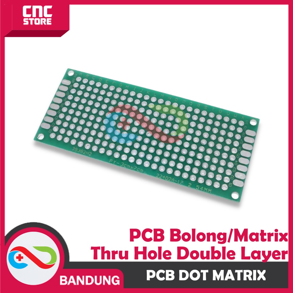 Jual PCB DOT MATRIX THRU HOLE DOUBLE LAYER 3X7CM 3*7CM | Shopee Indonesia