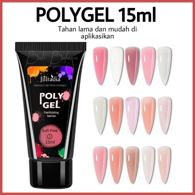 Jual Polygel Acrylic Gel 30 ml/Poly Gel Nail Extension/Gel Ekstensi ...