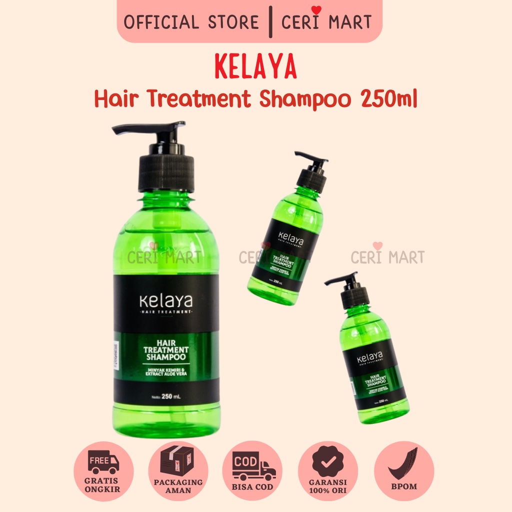 Jual Kelaya Kalaya Hair Treatment Shampoo Sampoo Rambut NON SLS 0% SLS ...