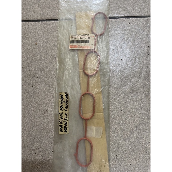Jual 17177-0C010 packing gasket intake manifold innova fortuner hilux ...