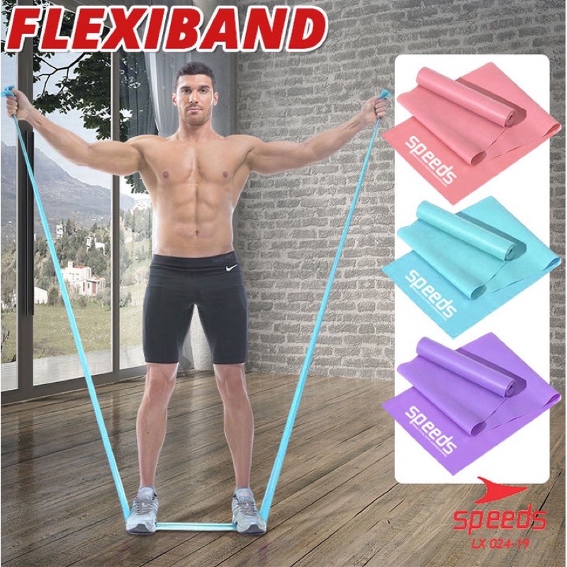 Jual SPEEDS Premium Resistance Band Resistance Band Sheet Flexi Band ...